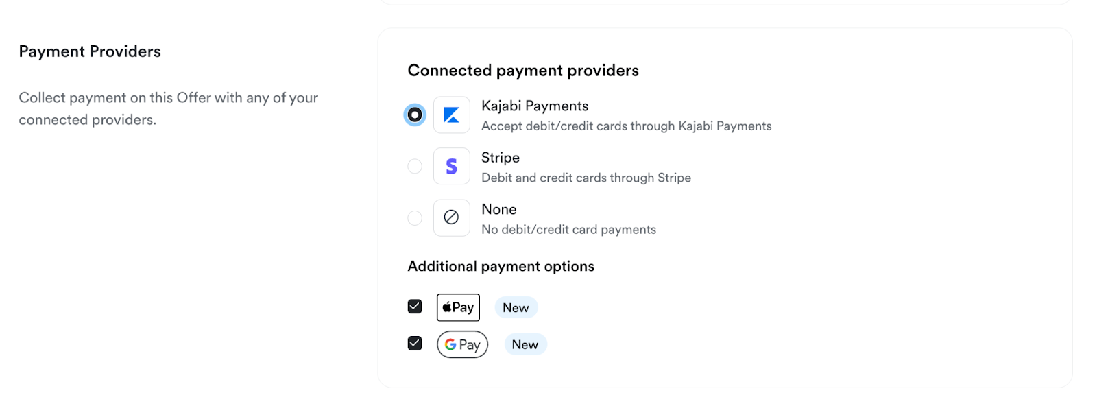 How to Enable Apple Pay and Google Pay on Kajabi Payments Offers ... How to Enable Apple Pay and Google Pay on Kajabi Payments Offers ...